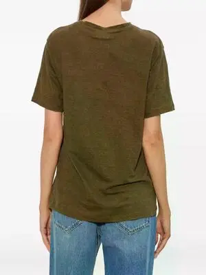 MARANT ETOILE Zewel Logo-print T-shirt - Green