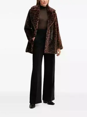 Joseph Ribkoff Leopard-print Double-breasted Coat
