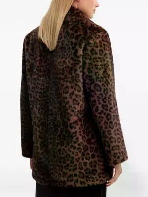 Joseph Ribkoff Leopard-print Double-breasted Coat