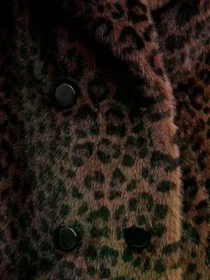 Joseph Ribkoff Leopard-print Double-breasted Coat