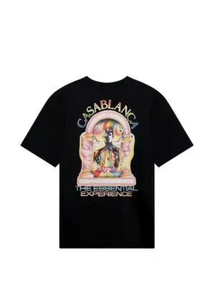 Casablanca The Essential Experience L'arche Logo Short Sleeve T-shirt - Black