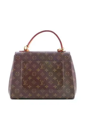 LOUIS VUITTON Cluny Top Handle Mm Shoulder Bag Monogram Canvas - Brown