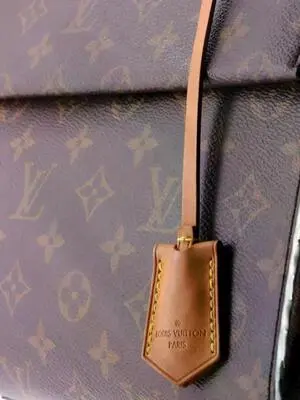 LOUIS VUITTON Cluny Top Handle Mm Shoulder Bag Monogram Canvas - Brown