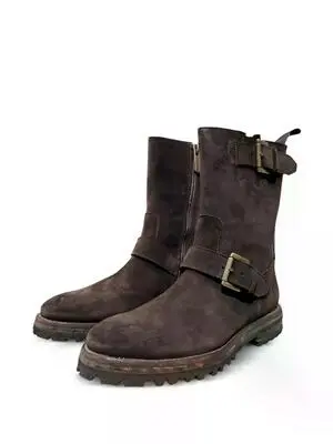 CALCE Buckle Biker Boots