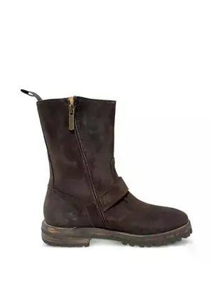CALCE Buckle Biker Boots