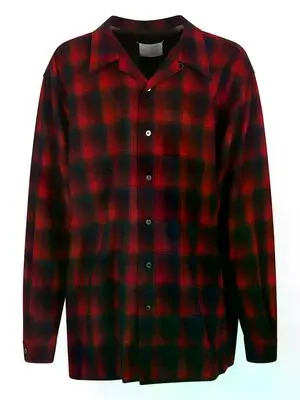 MAISON MARGIELA Plaid Label-detail Shirt