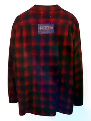 MAISON MARGIELA Plaid Label-detail Shirt