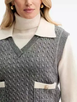 FRACOMINA Cable-knit Pocket Knitwear