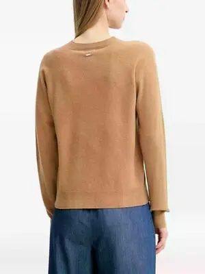 FRACOMINA Crewneck Knitwear - Brown