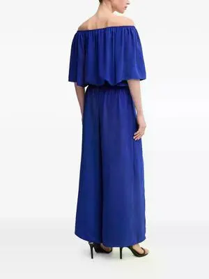 Joseph Ribkoff Off-shoulder Wide Leg Jumpsuit