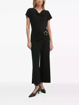 Joseph Ribkoff Cowl Buckle Jumpsuit