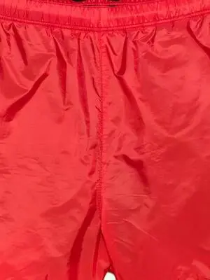 Prada Logo Swim Shorts - Red