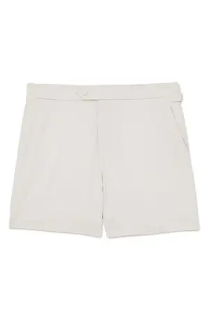 REISS Side-adjuster Swim Trunks - Off White