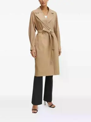 FRACOMINA Belted Double-breasted Trench Coat