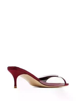 Femme La Capri Open-toe Mules - Red