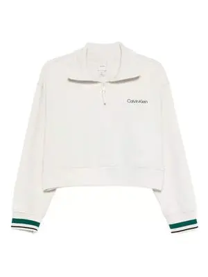 Calvin Klein Cropped Sweatshirts Hoodies For Women