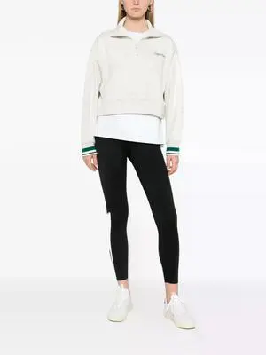 Calvin Klein Zip-up Ribbed Sweatshirt