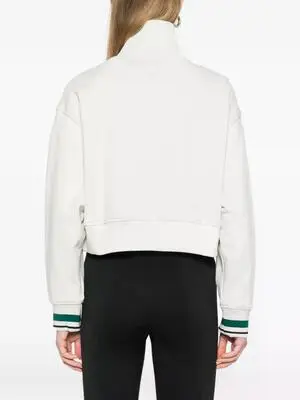 Calvin Klein Zip-up Ribbed Sweatshirt