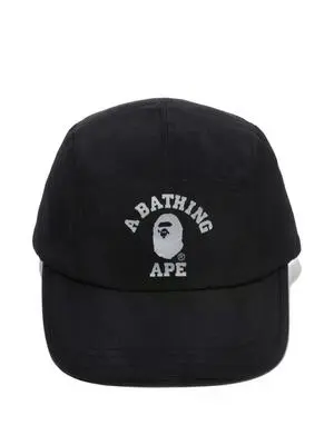 A BATHING APE Logo Cap - Black