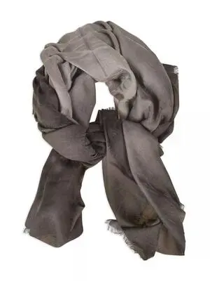 Giorgio Armani Logo Scarf - Grey