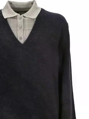 Loewe V-neck Long-sleeve Sweater