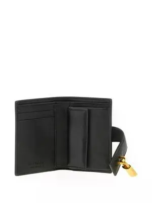 Balmain Padlock Leather Wallet