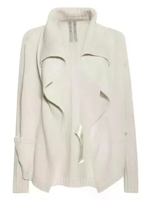 Rick Owens Shawl Cardigan - Neutrals