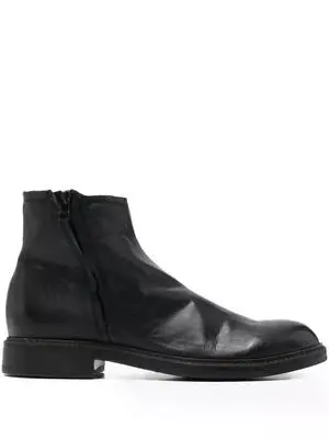 LEQARANT Leather Zip Boots