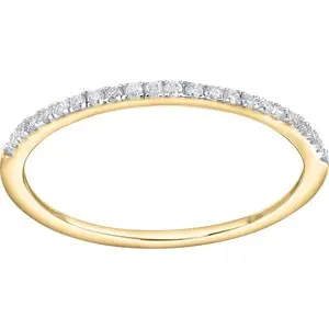 LUVMYJEWELRY Eternelle 14k Diamond Band, 0.10 Ct - 14k Yellow Gold