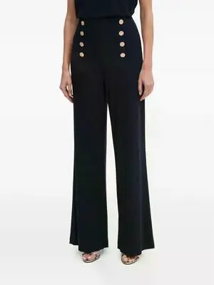 Joseph Ribkoff Button-embellished Trousers