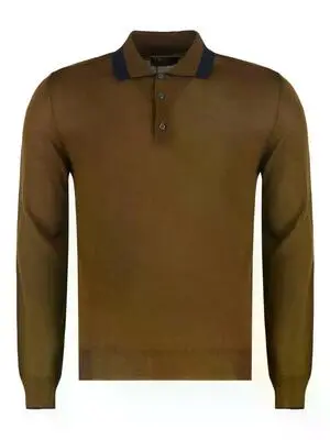 MOORER Terence-mll Button-up Polo Collar
