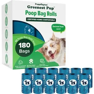 PUPPINGTON Greenest Pup Compostable Dog Waste Bags - Lagoon Teal