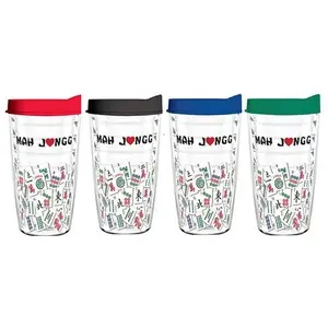 MAH JONGG DIRECT Mah Jongg Tumbler 16 Oz Drinkware Set