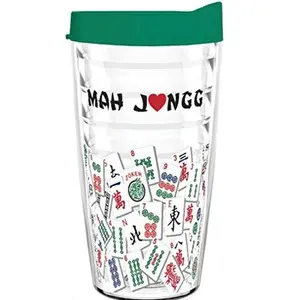 MAH JONGG DIRECT Mah Jongg Tumbler 16 Oz Drinkware Set