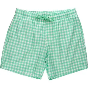 RUGGEDBUTTS Stretch Swim Trunks Spring Bud Gingham