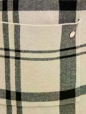 Joseph Ribkoff Buttoned Check Coat