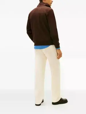 Tommy Hilfiger Zip-up High-neck Sweater - Brown