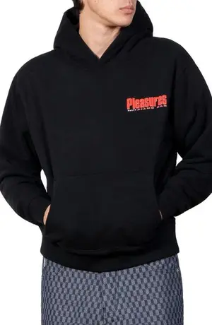 Pleasures Logo Sweatshirts Hoodies For Men