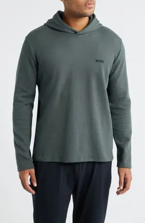 Boss Textured Sweatshirts Hoodies For Men