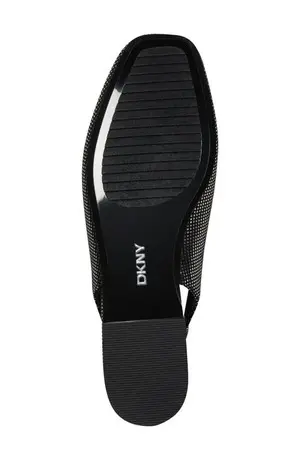 Dkny Darrow Slingback Flat - Black/black