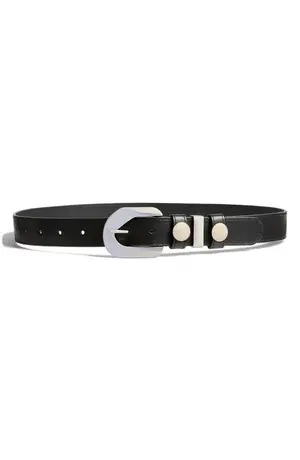 Altuzarra Western Boho Leather Belt - Black