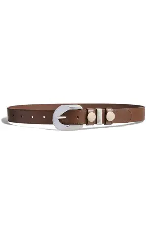 Altuzarra Western Boho Leather Belt Praline