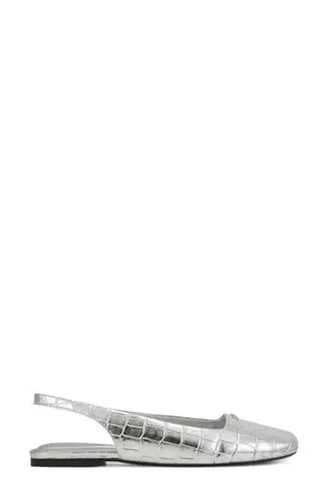 Dkny Darrow Slingback Flat - Silver