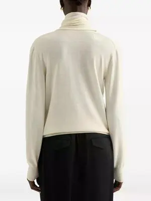 JIL SANDER Draped Sweater - Neutrals