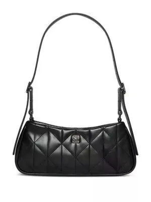 Calvin Klein Quilted Shoulder Bag With Logo Plaque