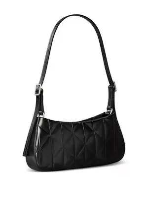 Calvin Klein Quilted Shoulder Bag With Logo Plaque