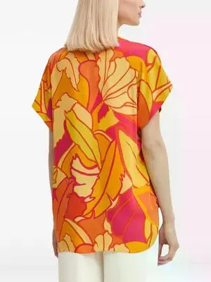 Joseph Ribkoff Floral-print V-neck Top
