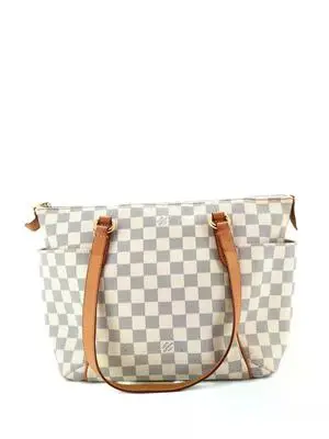 LOUIS VUITTON Totally Handbag Damier Pm - White