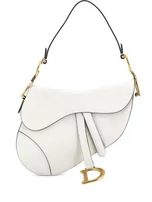 Dior Saddle Handbag Leather Medium - White