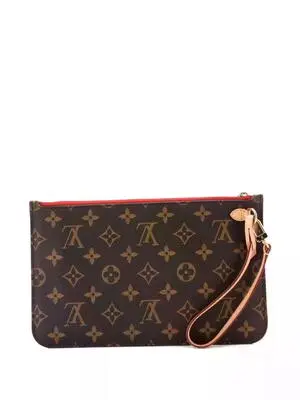 LOUIS VUITTON Neverfull Pochette Monogram Canvas Large Pouch